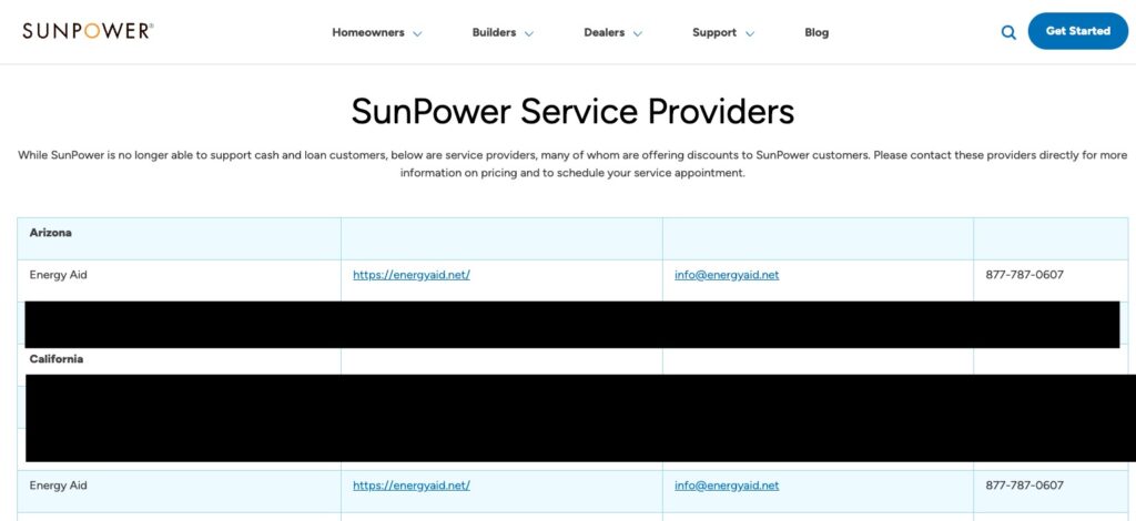 EnergyAid Listed as a Preferred Service Partner on SunPower’s Website ...
